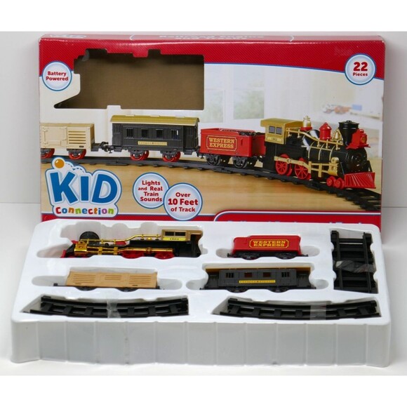 Kid Connection | Toys | Kid Connection 22 Piece Railroad Engine Tracks ...